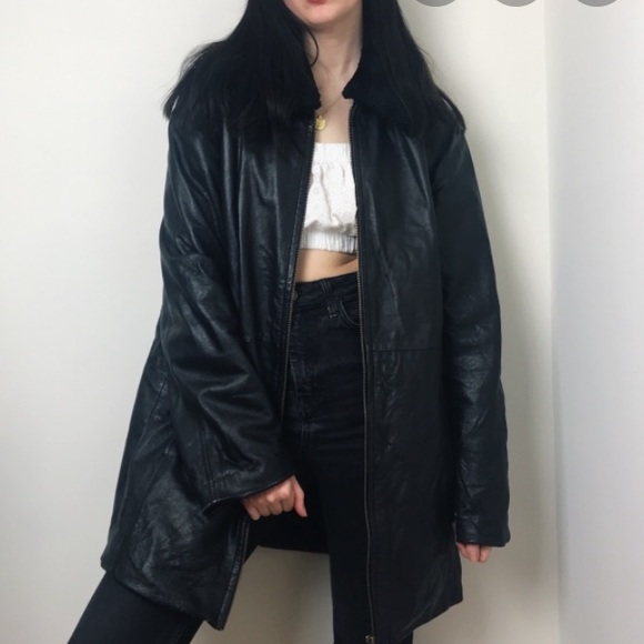 Armani Exchange | Jackets & Coats | Hp Vintage Leather Motto Jacket By ...